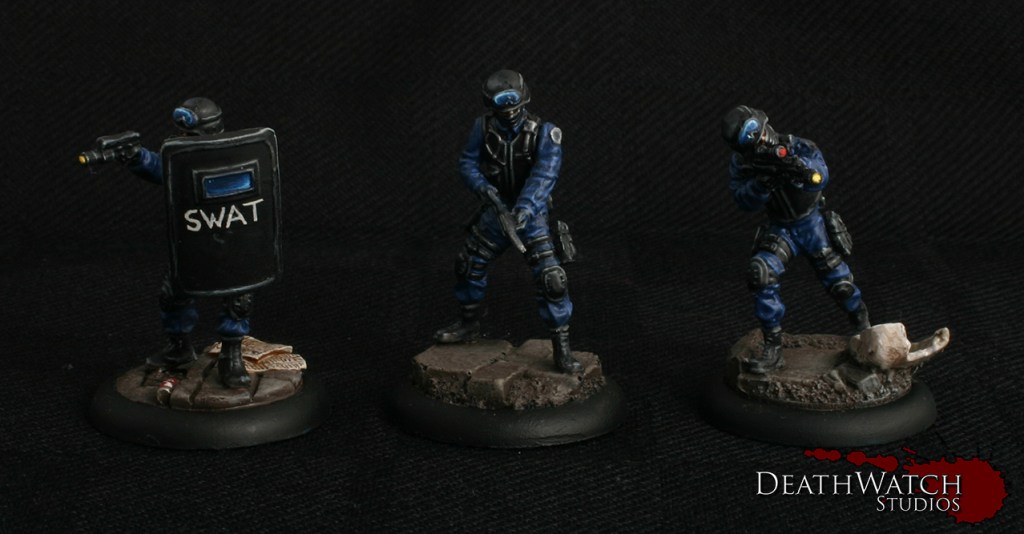 Knight Models – Commissioner Gordon & GCPD SWAT | DeathWatch Studios