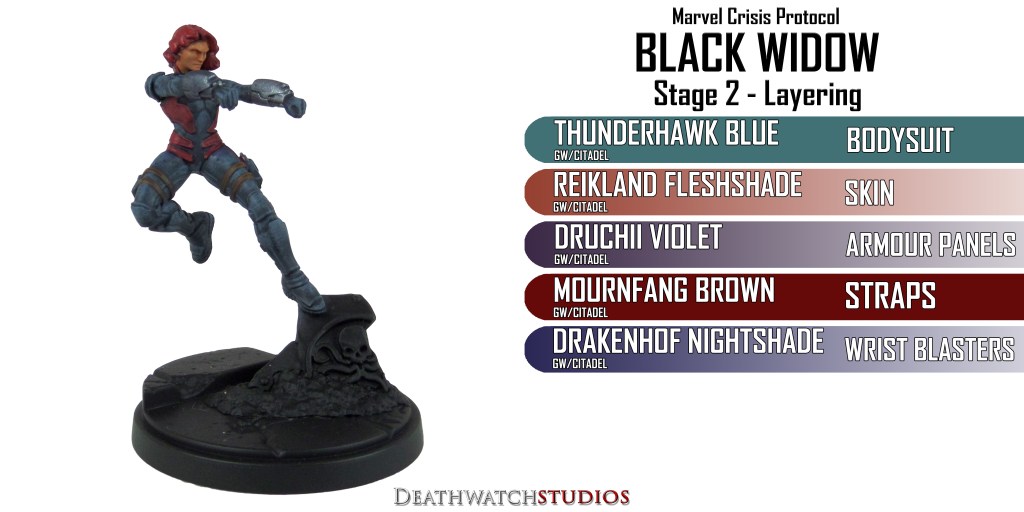 MCP – Black Widow, Agent of Shield & Hawkeye Painting Guide ...