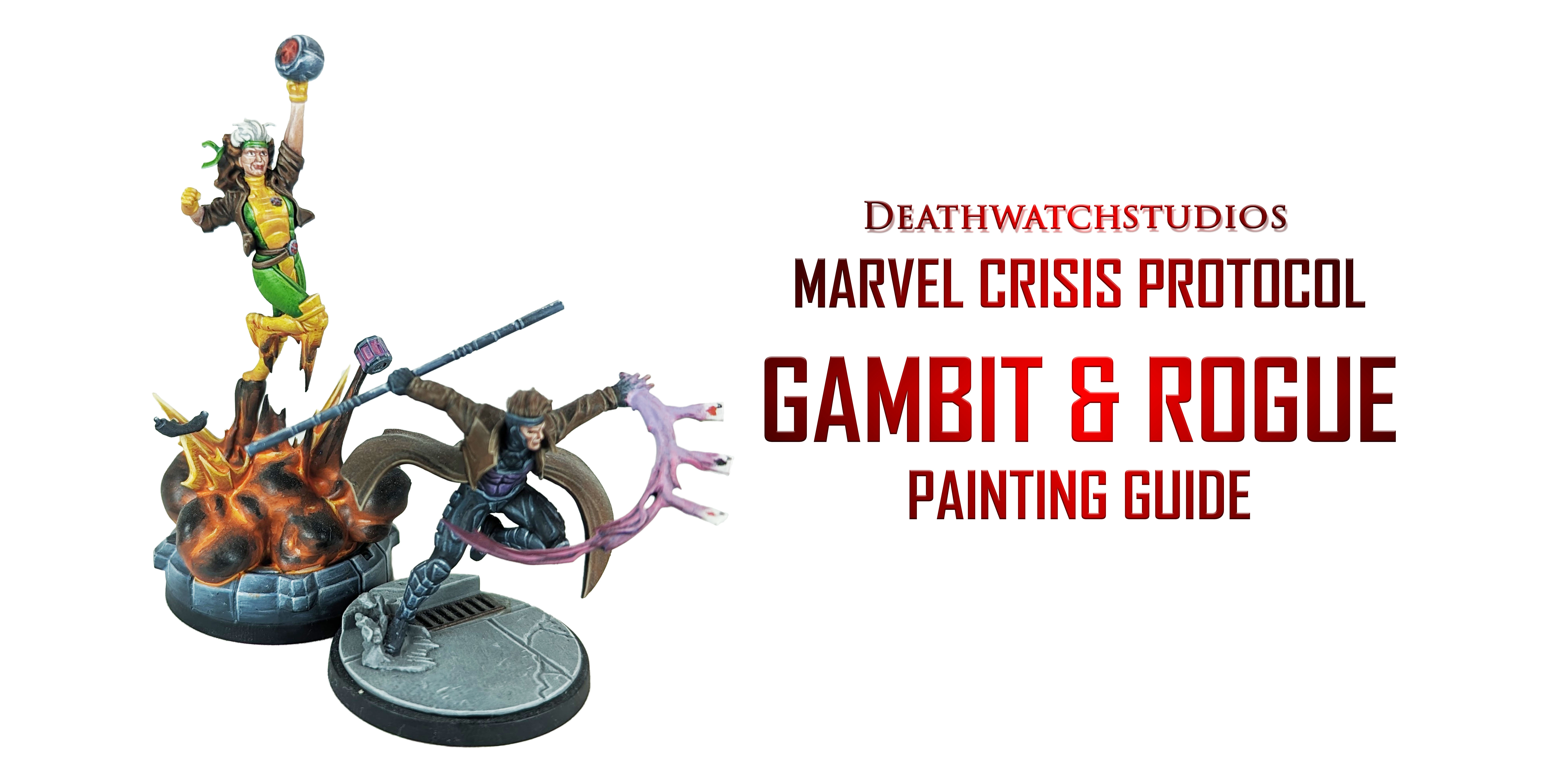 MCP – Gambit & Rogue Painting Guide | DeathWatch Studios